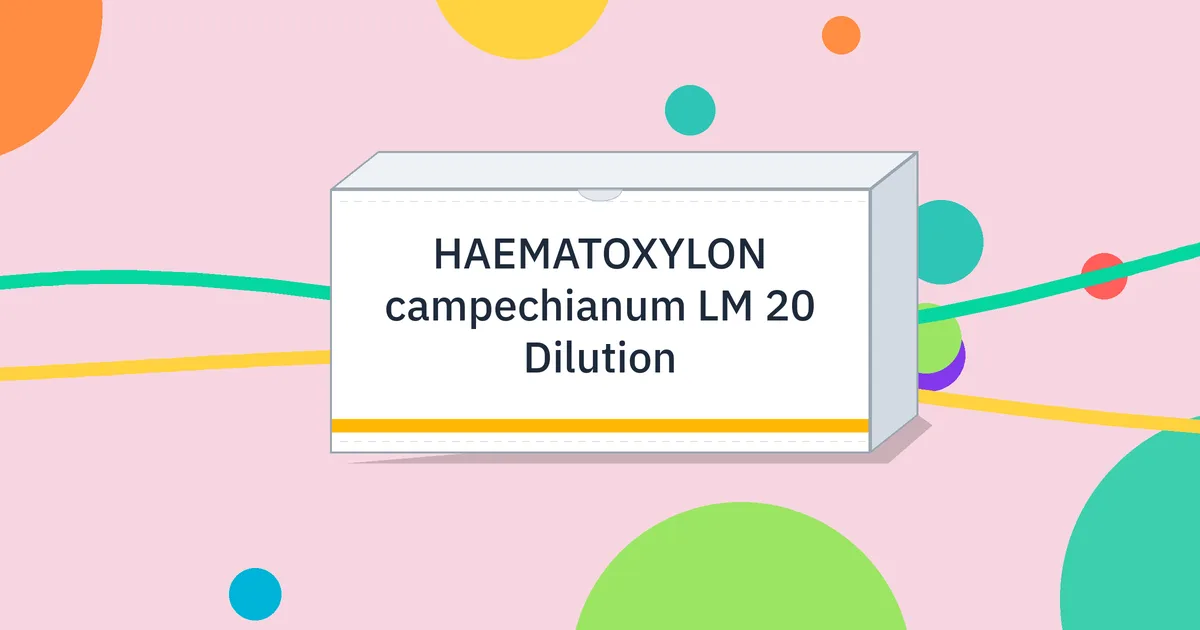 Symbolbild: Packung mit der Aufschrift HAEMATOXYLON campechianum LM 20 Dilution (PZN 13549408) – Verfügbarkeit und Bezug in Apotheken in Frankfurt am Main