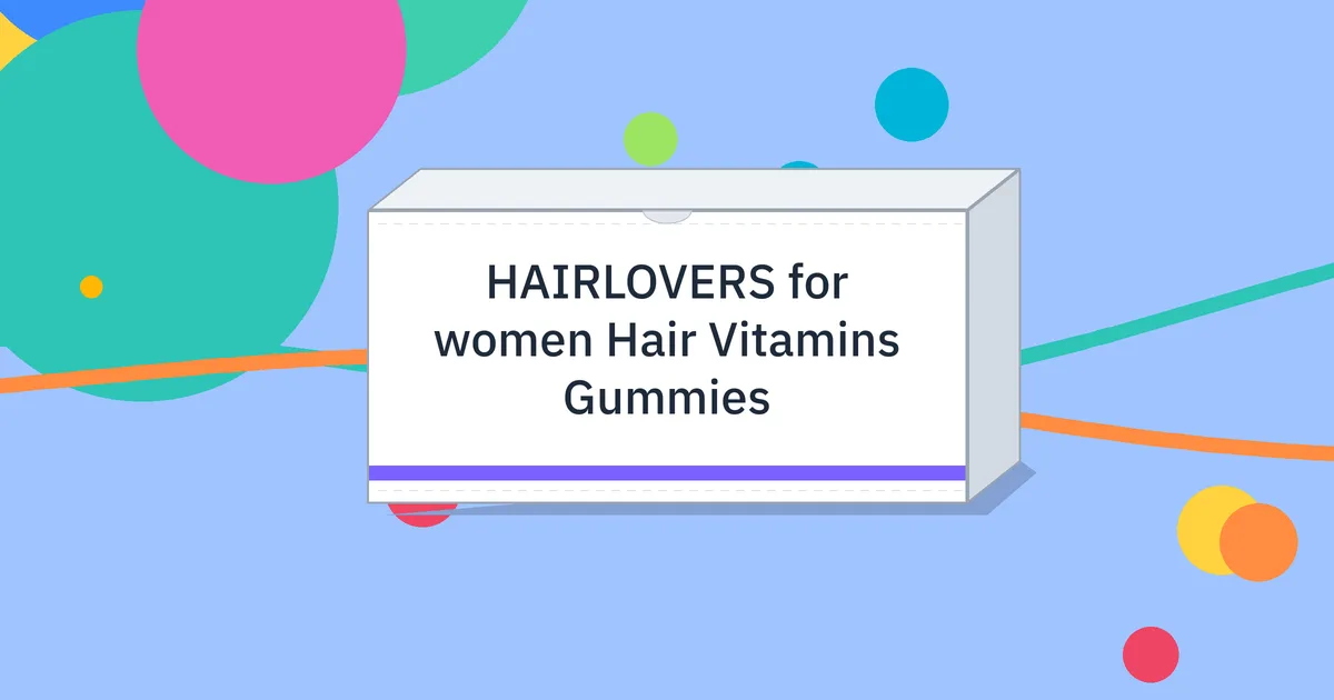 Symbolbild: Packung mit der Aufschrift HAIRLOVERS for women Hair Vitamins Gummies (PZN 18825965) – Verfügbarkeit und Bezug in Apotheken in Frankfurt am Main