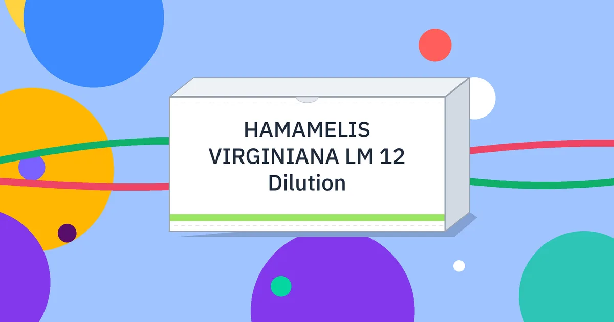 Symbolbild: Packung mit der Aufschrift HAMAMELIS VIRGINIANA LM 12 Dilution (PZN 06921563) – Verfügbarkeit und Bezug in Apotheken in Frankfurt am Main