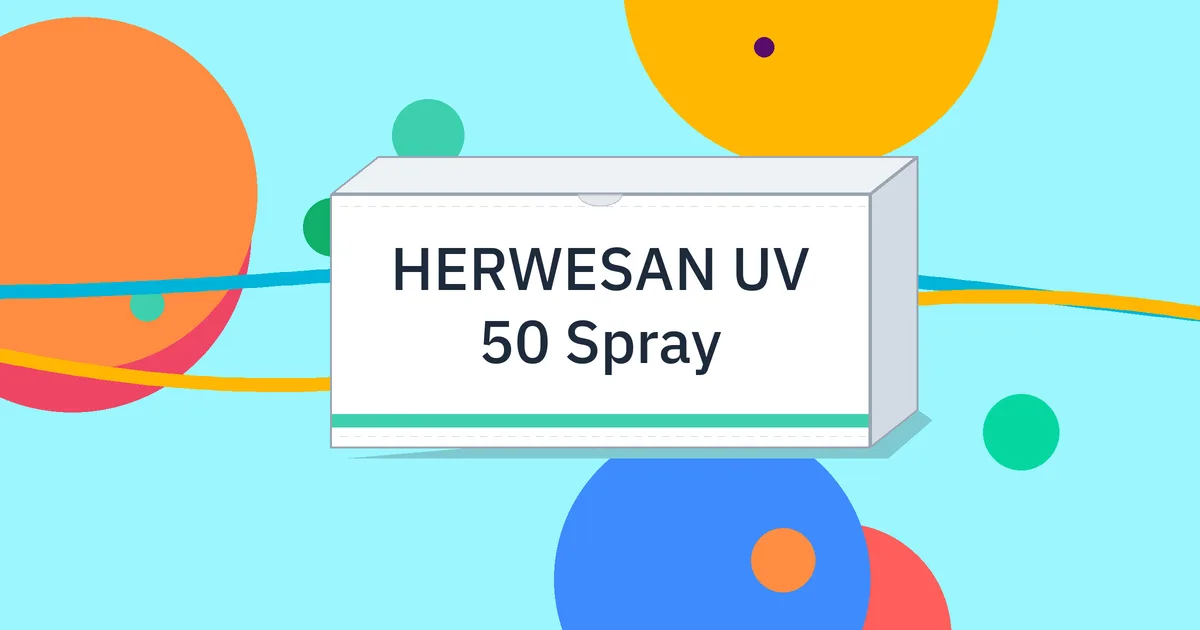 Symbolbild: Packung mit der Aufschrift HERWESAN UV 50 Spray (PZN 11874280) – Verfügbarkeit und Bezug in Apotheken in Frankfurt am Main