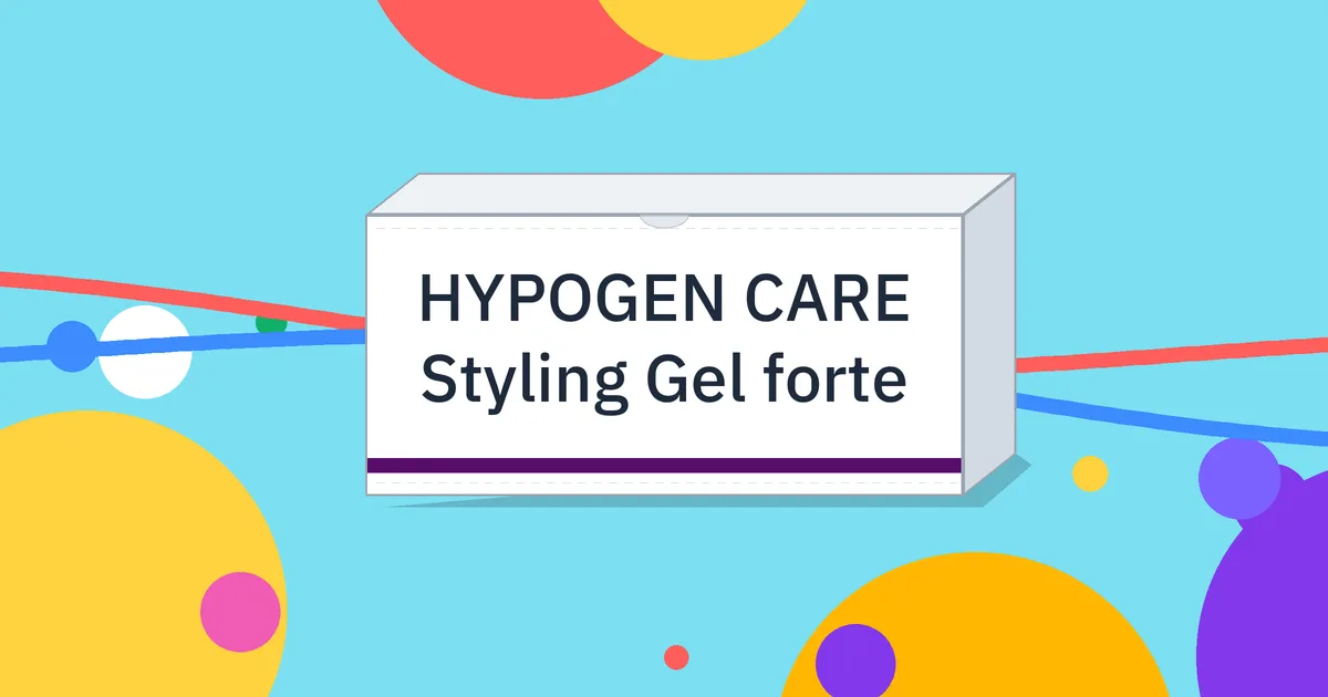 Symbolbild: Packung mit der Aufschrift HYPOGEN CARE Styling Gel forte (PZN 18254847) – Verfügbarkeit und Bezug in Apotheken in Frankfurt am Main