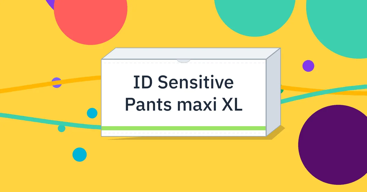 Symbolbild: Packung mit der Aufschrift ID Sensitive Pants maxi XL (PZN 19893561) – Verfügbarkeit und Bezug in Apotheken in Frankfurt am Main
