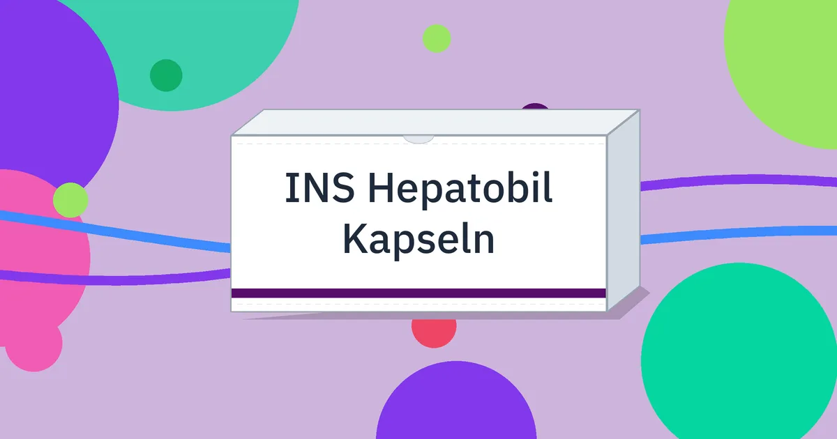 Symbolbild: Packung mit der Aufschrift INS Hepatobil Kapseln (PZN 15388027) – Verfügbarkeit und Bezug in Apotheken in Frankfurt am Main