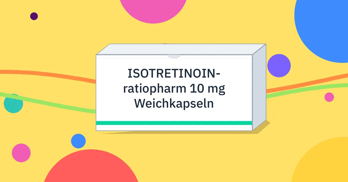Symbolbild: Packung mit der Aufschrift ISOTRETINOIN-ratiopharm 10 mg Weichkapseln (PZN 04479034) – Verfügbarkeit und Bezug in Apotheken in Frankfurt am Main