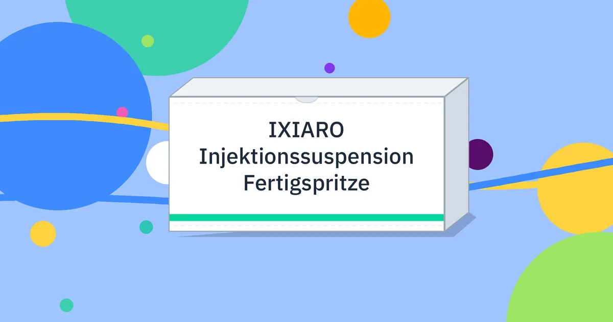 Symbolbild: Packung mit der Aufschrift IXIARO Injektionssuspension Fertigspritze (PZN 07299522) – Verfügbarkeit und Bezug in Apotheken in Frankfurt am Main