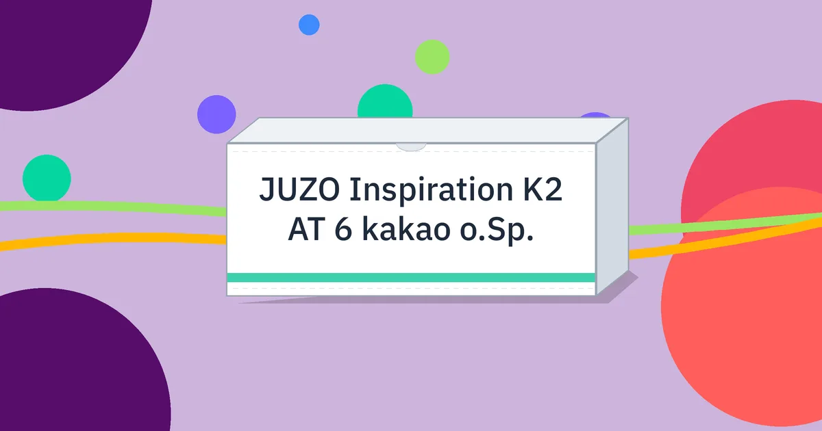 Symbolbild: Packung mit der Aufschrift JUZO Inspiration K2 AT 6 kakao o.Sp. (PZN 14927031) – Verfügbarkeit und Bezug in Apotheken in Frankfurt am Main