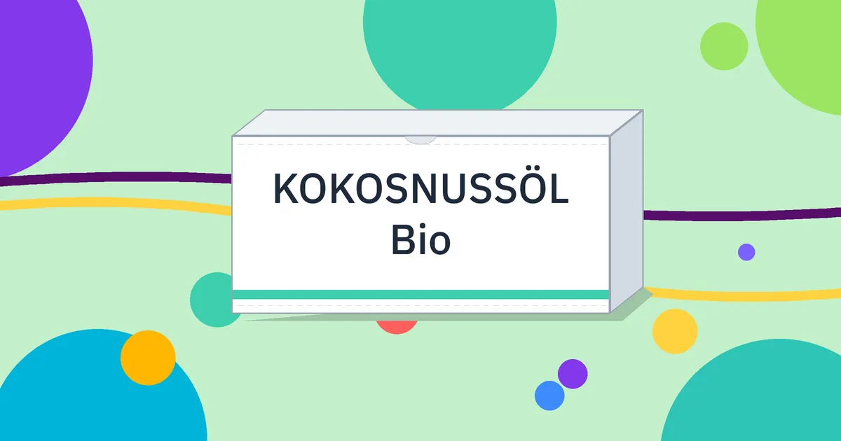 Symbolbild: Packung mit der Aufschrift KOKOSNUSSÖL Bio (PZN 10756696) – Verfügbarkeit und Bezug in Apotheken in Frankfurt am Main