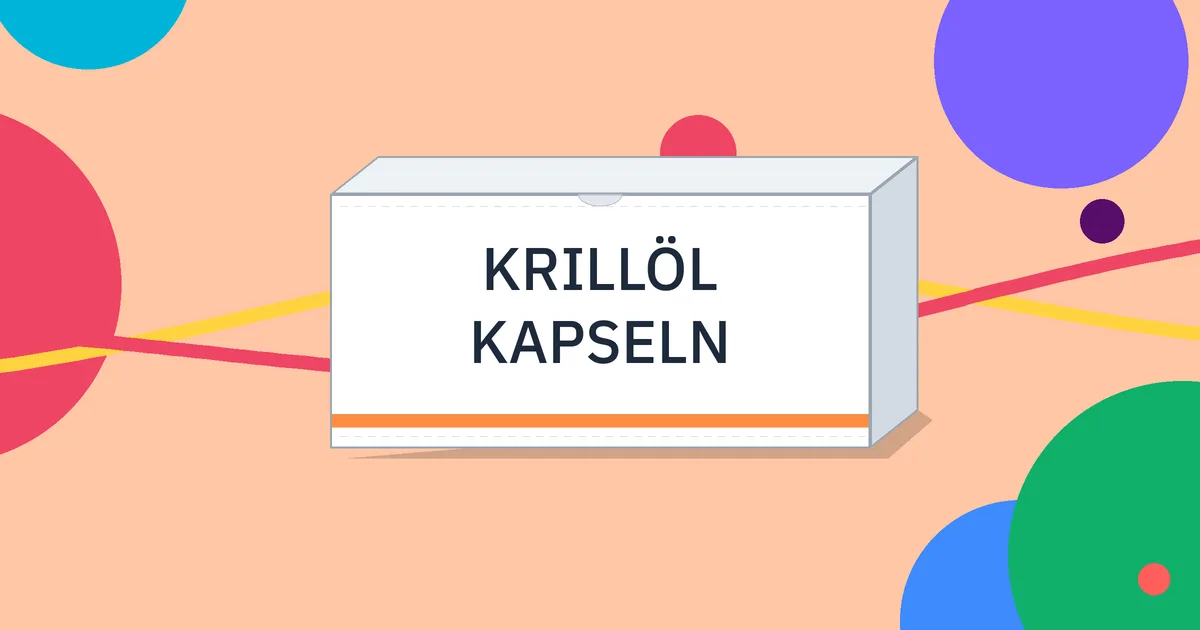Symbolbild: Packung mit der Aufschrift KRILLÖL KAPSELN (PZN 20363236) – Verfügbarkeit und Bezug in Apotheken in Frankfurt am Main