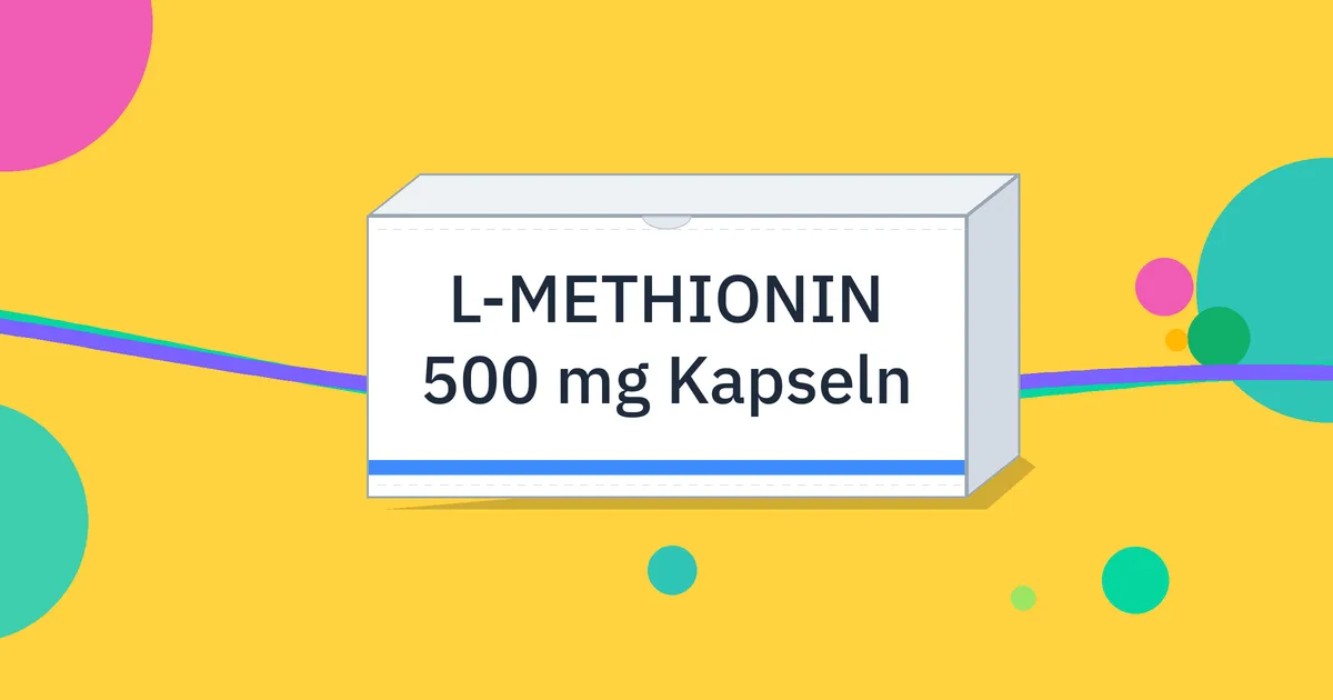 Symbolbild: Packung mit der Aufschrift L-METHIONIN 500 mg Kapseln (PZN 09238364) – Verfügbarkeit und Bezug in Apotheken in Frankfurt am Main