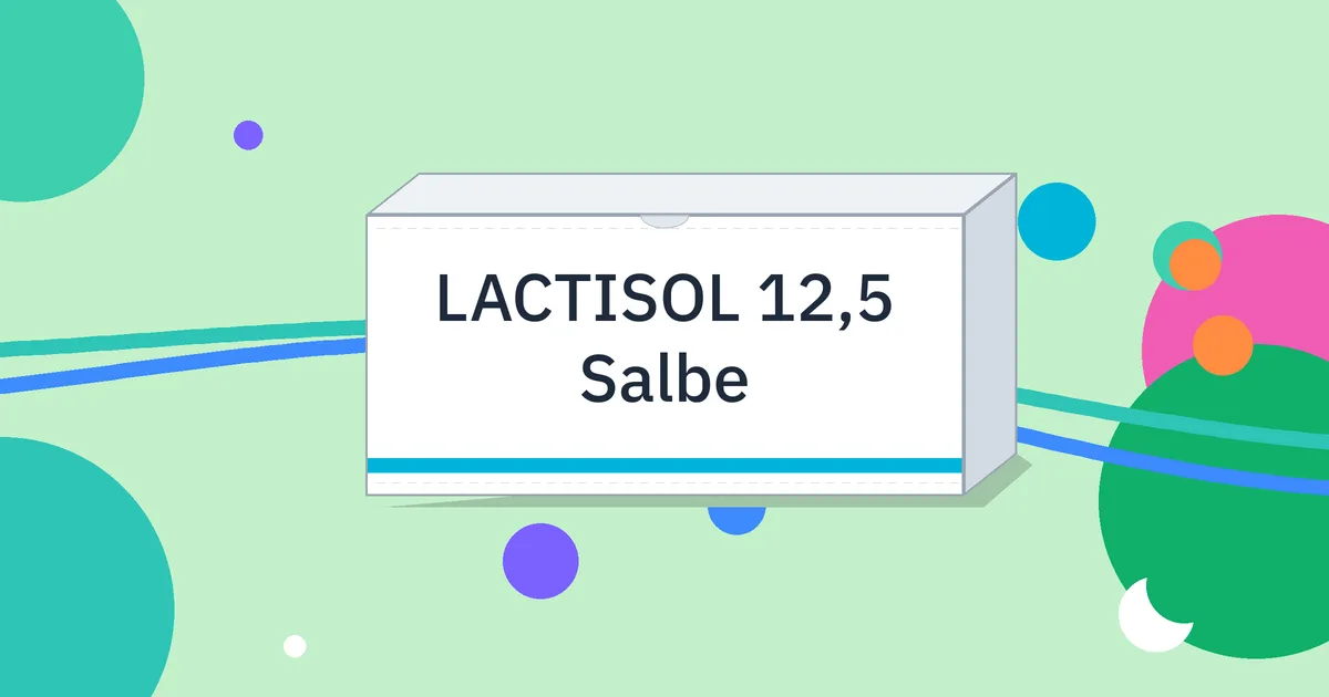 Symbolbild: Packung mit der Aufschrift LACTISOL 12,5 Salbe (PZN 05027133) – Verfügbarkeit und Bezug in Apotheken in Frankfurt am Main