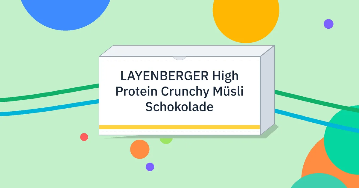 Symbolbild: Packung mit der Aufschrift LAYENBERGER High Protein Crunchy Müsli Schokolade (PZN 19792133) – Verfügbarkeit und Bezug in Apotheken in Frankfurt am Main
