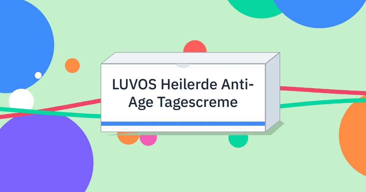 Symbolbild: Packung mit der Aufschrift LUVOS Heilerde Anti-Age Tagescreme (PZN 15426791) – Verfügbarkeit und Bezug in Apotheken in Frankfurt am Main