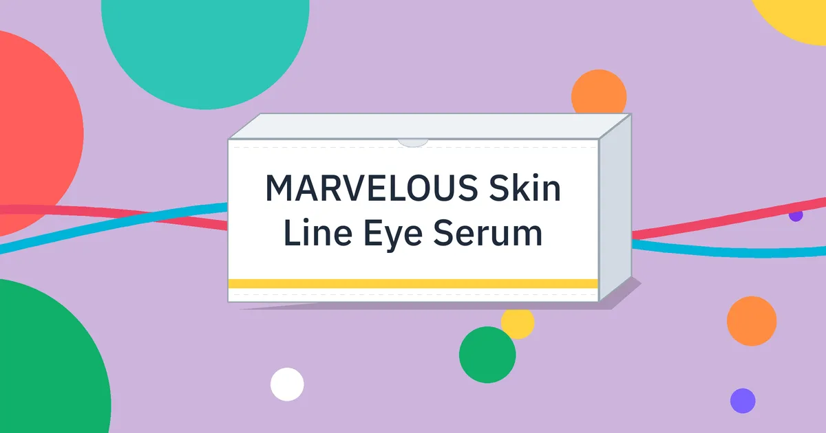 Symbolbild: Packung mit der Aufschrift MARVELOUS Skin Line Eye Serum (PZN 15240997) – Verfügbarkeit und Bezug in Apotheken in Frankfurt am Main