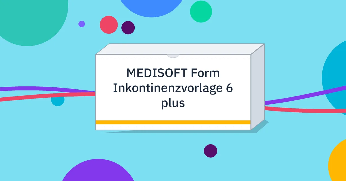 Symbolbild: Packung mit der Aufschrift MEDISOFT Form Inkontinenzvorlage 6 plus (PZN 20174854) – Verfügbarkeit und Bezug in Apotheken in Frankfurt am Main