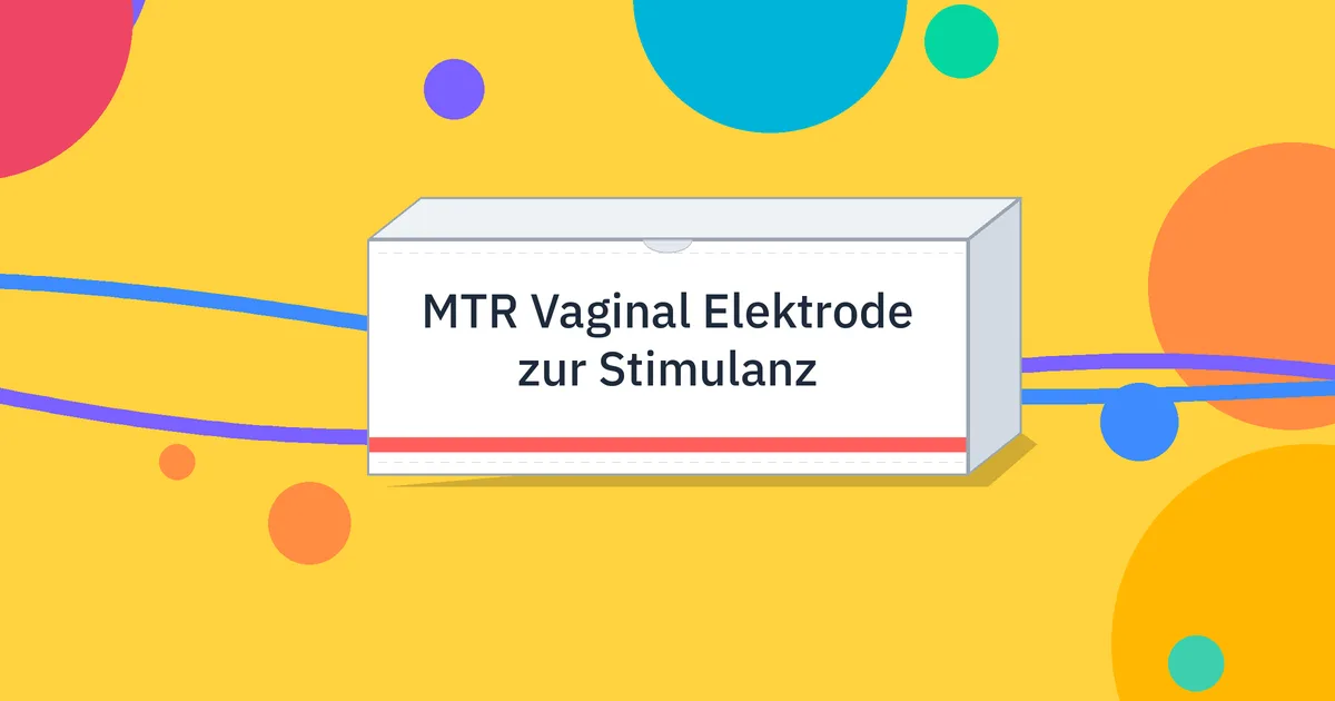 Symbolbild: Packung mit der Aufschrift MTR Vaginal Elektrode zur Stimulanz (PZN 00563602) – Verfügbarkeit und Bezug in Apotheken in Frankfurt am Main