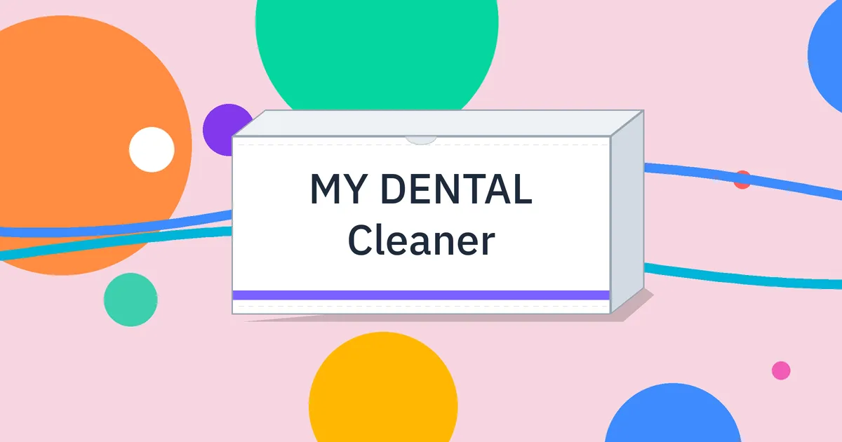 Symbolbild: Packung mit der Aufschrift MY DENTAL Cleaner (PZN 09629188) – Verfügbarkeit und Bezug in Apotheken in Frankfurt am Main