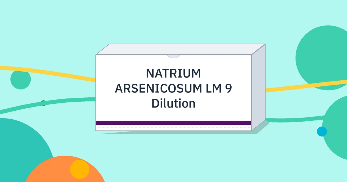 Symbolbild: Packung mit der Aufschrift NATRIUM ARSENICOSUM LM 9 Dilution (PZN 12959340) – Verfügbarkeit und Bezug in Apotheken in Frankfurt am Main