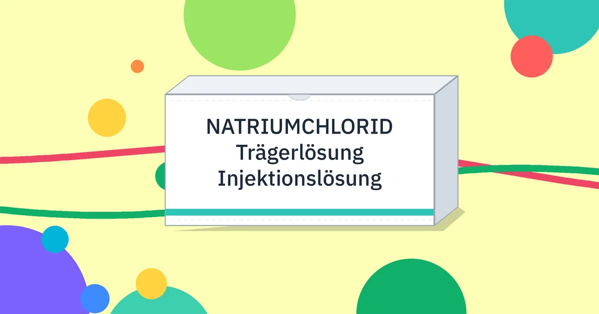 Symbolbild: Packung mit der Aufschrift NATRIUMCHLORID Trägerlösung Injektionslösung (PZN 04970698) – Verfügbarkeit und Bezug in Apotheken in Frankfurt am Main
