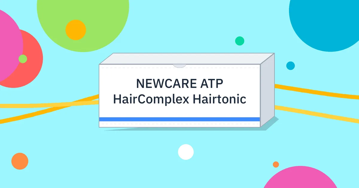 Symbolbild: Packung mit der Aufschrift NEWCARE ATP HairComplex Hairtonic (PZN 15250116) – Verfügbarkeit und Bezug in Apotheken in Frankfurt am Main