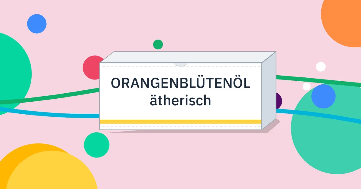 Symbolbild: Packung mit der Aufschrift ORANGENBLÜTENÖL ätherisch (PZN 15236688) – Verfügbarkeit und Bezug in Apotheken in Frankfurt am Main