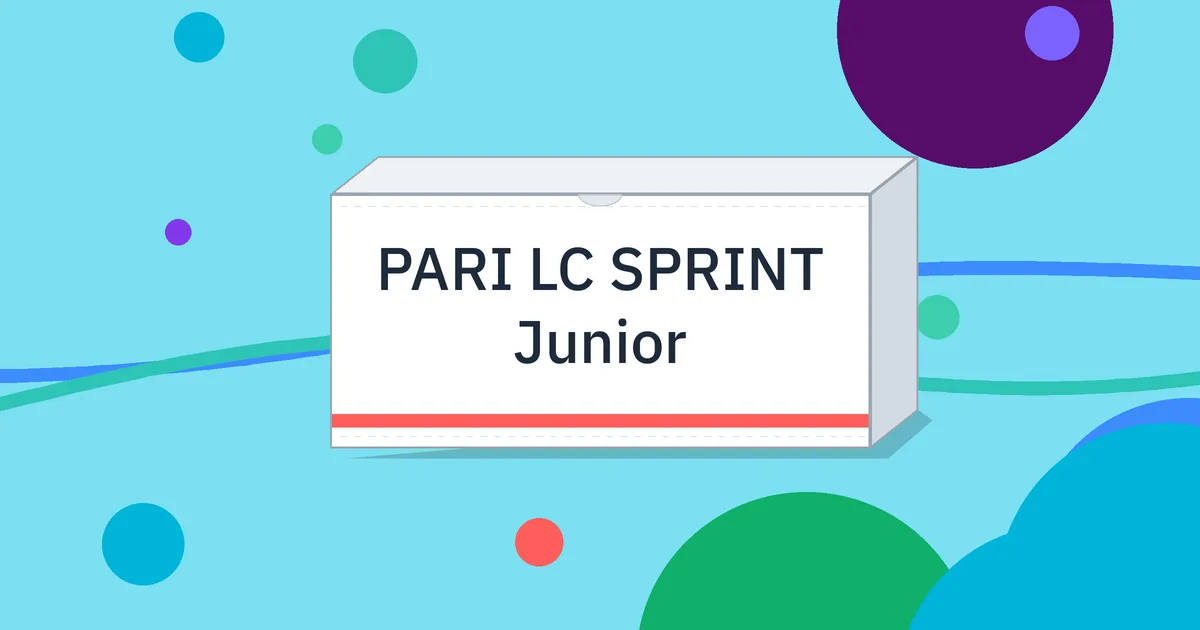 Symbolbild: Packung mit der Aufschrift PARI LC SPRINT Junior (PZN 03870061) – Verfügbarkeit und Bezug in Apotheken in Frankfurt am Main