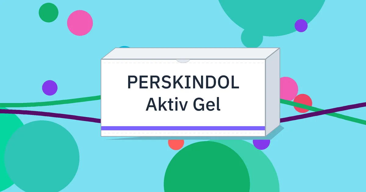 Symbolbild: Packung mit der Aufschrift PERSKINDOL Aktiv Gel (PZN 10305114) – Verfügbarkeit und Bezug in Apotheken in Frankfurt am Main