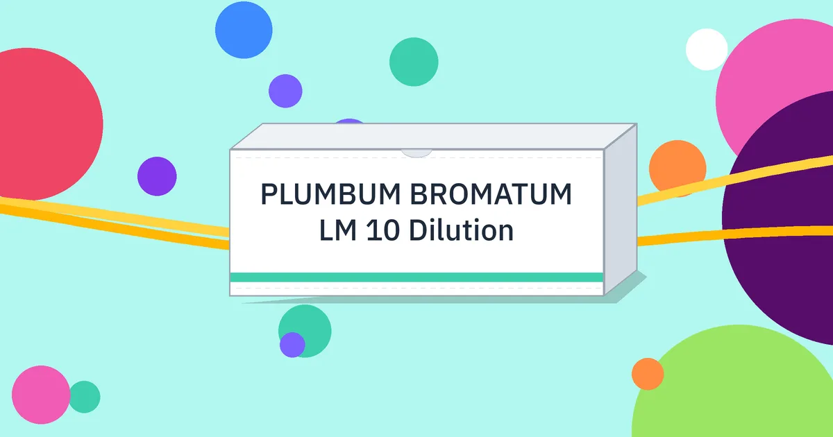 Symbolbild: Packung mit der Aufschrift PLUMBUM BROMATUM LM 10 Dilution (PZN 13039736) – Verfügbarkeit und Bezug in Apotheken in Frankfurt am Main
