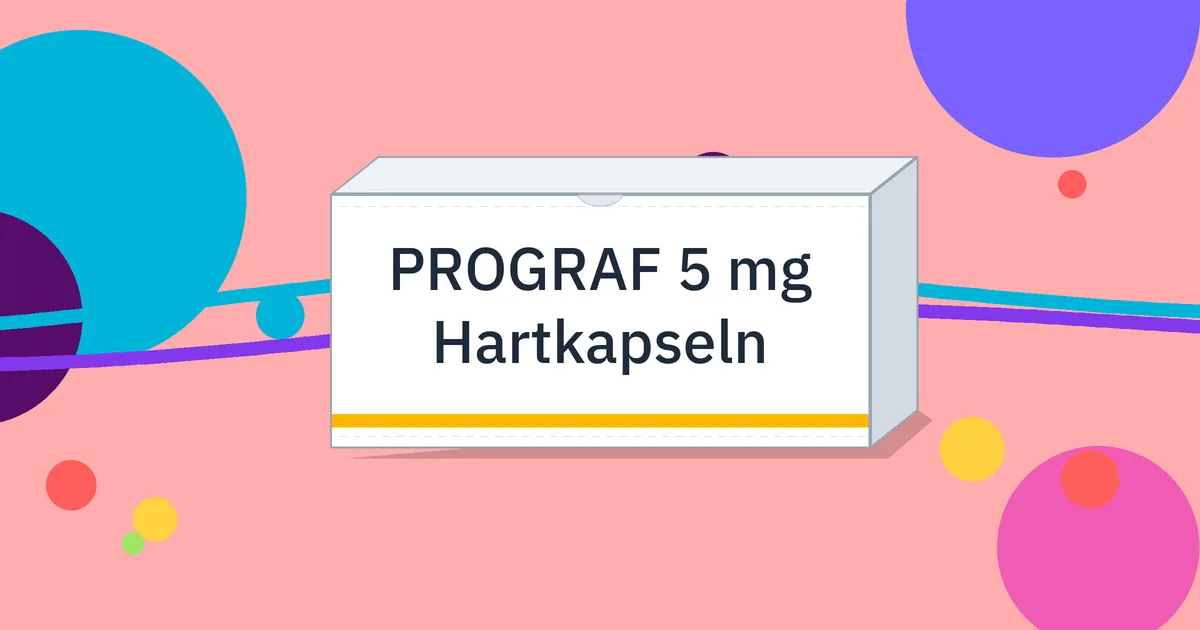 Symbolbild: Packung mit der Aufschrift PROGRAF 5 mg Hartkapseln (PZN 20167340) – Verfügbarkeit und Bezug in Apotheken in Frankfurt am Main