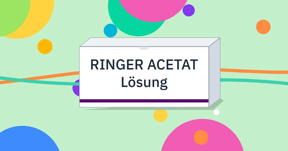 Symbolbild: Packung mit der Aufschrift RINGER ACETAT Lösung (PZN 07238526) – Verfügbarkeit und Bezug in Apotheken in Frankfurt am Main