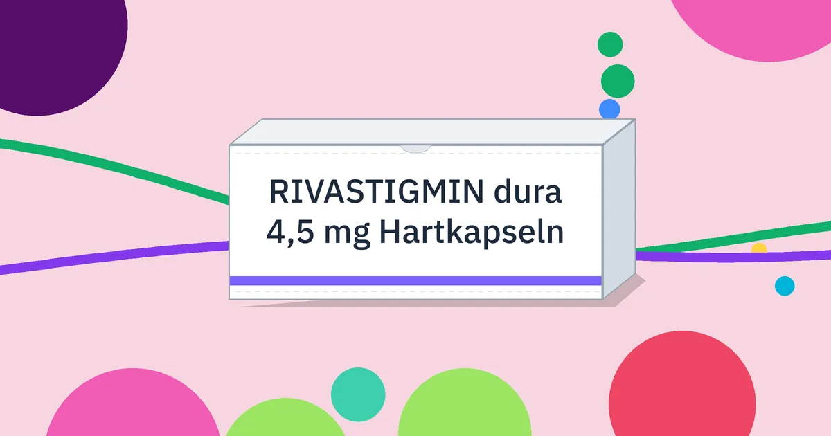 Symbolbild: Packung mit der Aufschrift RIVASTIGMIN dura 4,5 mg Hartkapseln (PZN 09289284) – Verfügbarkeit und Bezug in Apotheken in Frankfurt am Main
