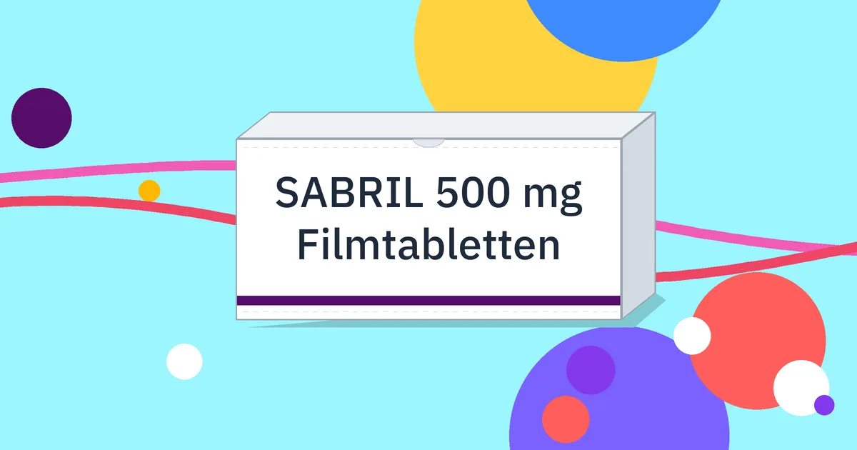 Symbolbild: Packung mit der Aufschrift SABRIL 500 mg Filmtabletten (PZN 01550317) – Verfügbarkeit und Bezug in Apotheken in Frankfurt am Main