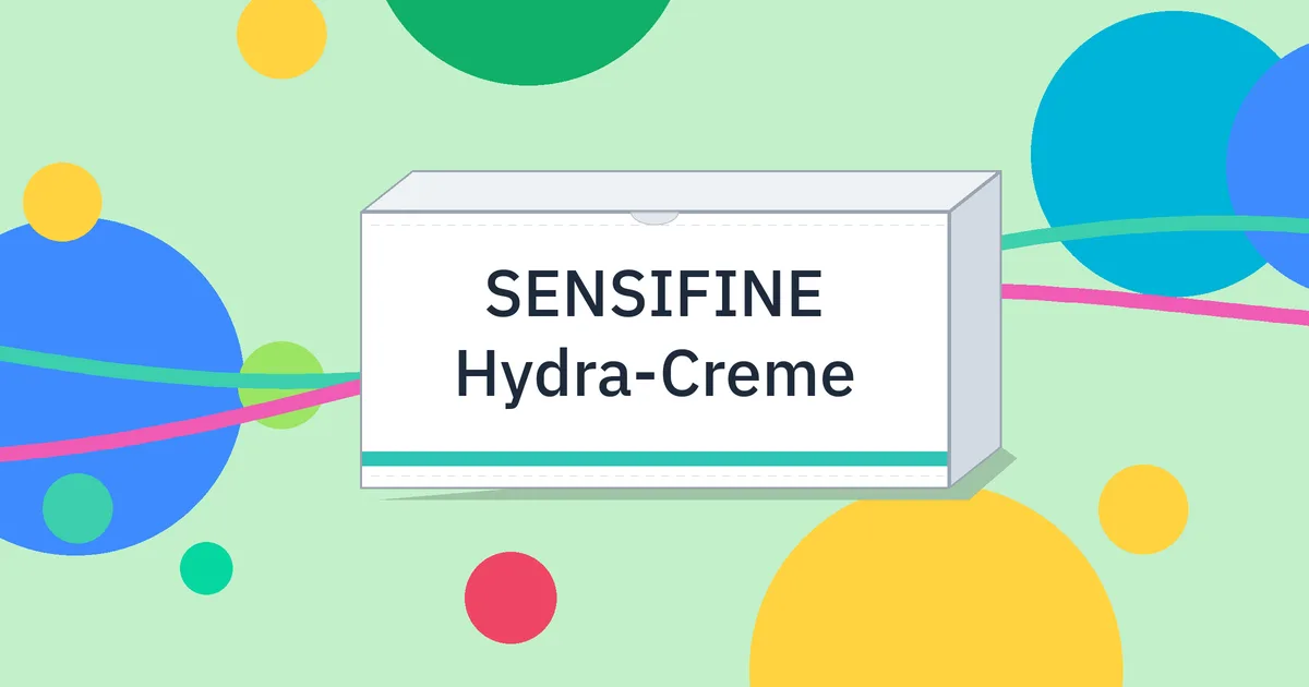 Symbolbild: Packung mit der Aufschrift SENSIFINE Hydra-Creme (PZN 20787924) – Verfügbarkeit und Bezug in Apotheken in Frankfurt am Main