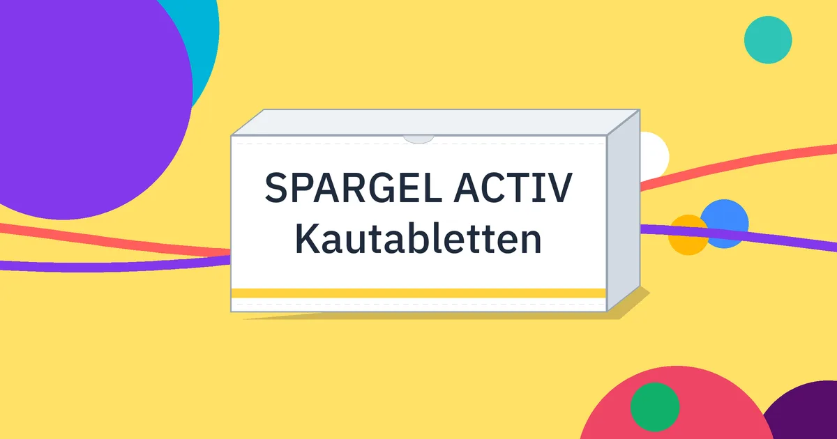 Symbolbild: Packung mit der Aufschrift SPARGEL ACTIV Kautabletten (PZN 08537892) – Verfügbarkeit und Bezug in Apotheken in Frankfurt am Main