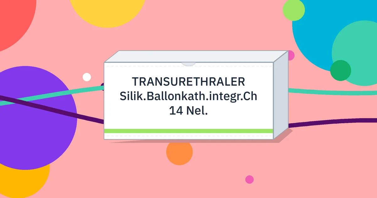 Symbolbild: Packung mit der Aufschrift TRANSURETHRALER Silik.Ballonkath.integr.Ch 14 Nel. (PZN 10981507) – Verfügbarkeit und Bezug in Apotheken in Frankfurt am Main
