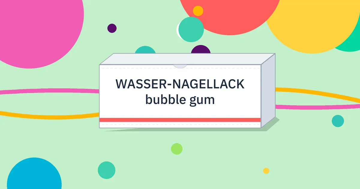 Symbolbild: Packung mit der Aufschrift WASSER-NAGELLACK bubble gum (PZN 19067521) – Verfügbarkeit und Bezug in Apotheken in Frankfurt am Main