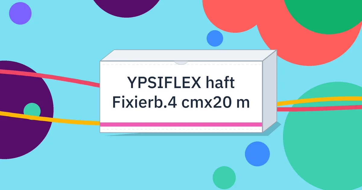 Symbolbild: Packung mit der Aufschrift YPSIFLEX haft Fixierb.4 cmx20 m (PZN 06425491) – Verfügbarkeit und Bezug in Apotheken in Frankfurt am Main