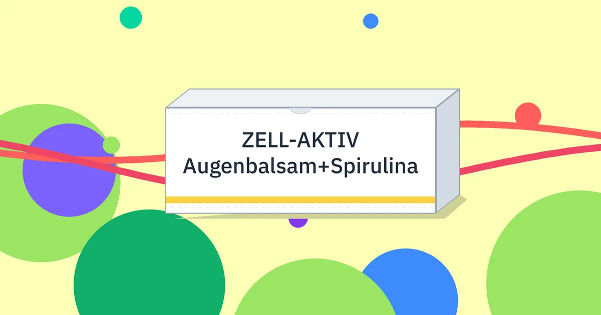 Symbolbild: Packung mit der Aufschrift ZELL-AKTIV Augenbalsam+Spirulina (PZN 15251423) – Verfügbarkeit und Bezug in Apotheken in Frankfurt am Main