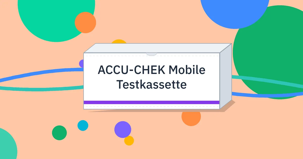 Symbolbild: Packung mit der Aufschrift ACCU-CHEK Mobile Testkassette (PZN 14261081) – Verfügbarkeit und Bezug in Apotheken in Frankfurt am Main