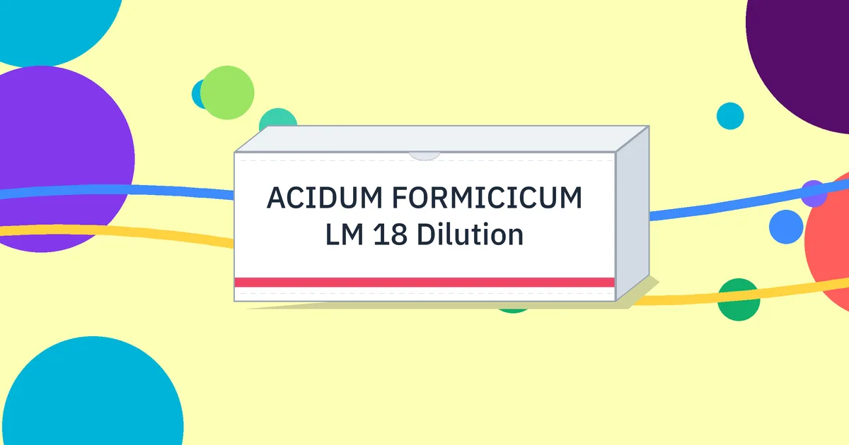 Symbolbild: Packung mit der Aufschrift ACIDUM FORMICICUM LM 18 Dilution (PZN 12751970) – Verfügbarkeit und Bezug in Apotheken in Frankfurt am Main