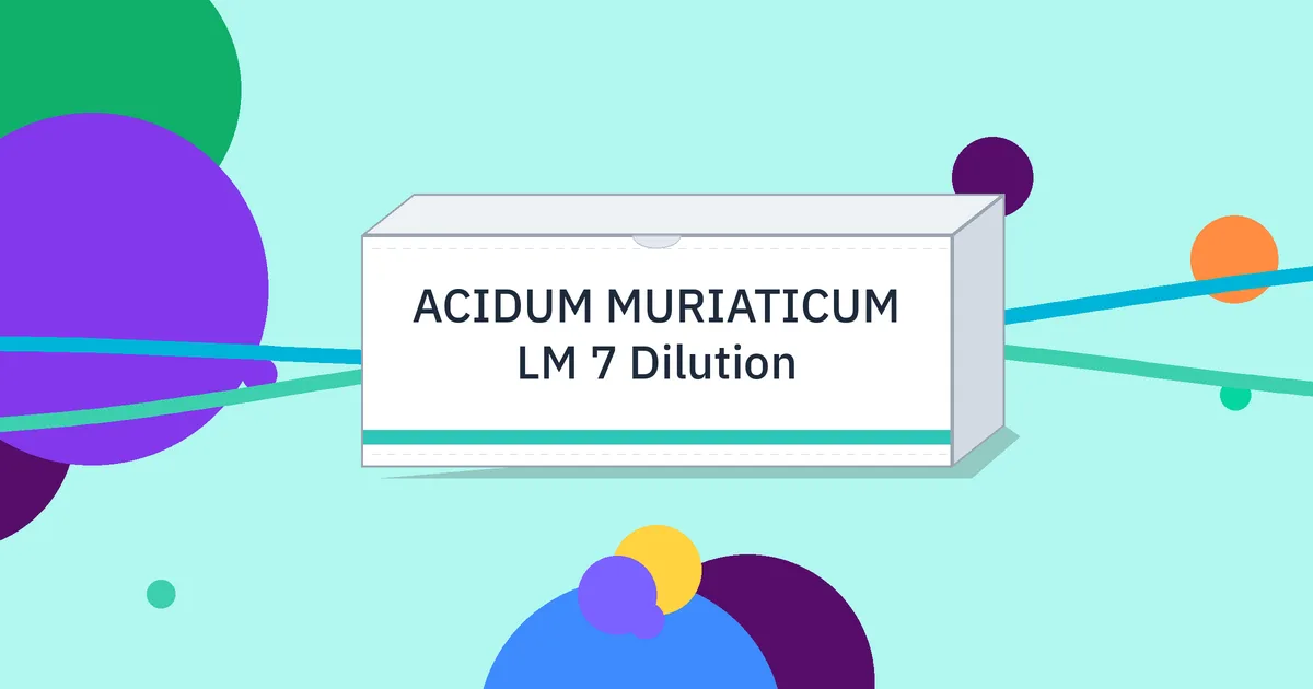 Symbolbild: Packung mit der Aufschrift ACIDUM MURIATICUM LM 7 Dilution (PZN 12752283) – Verfügbarkeit und Bezug in Apotheken in Frankfurt am Main
