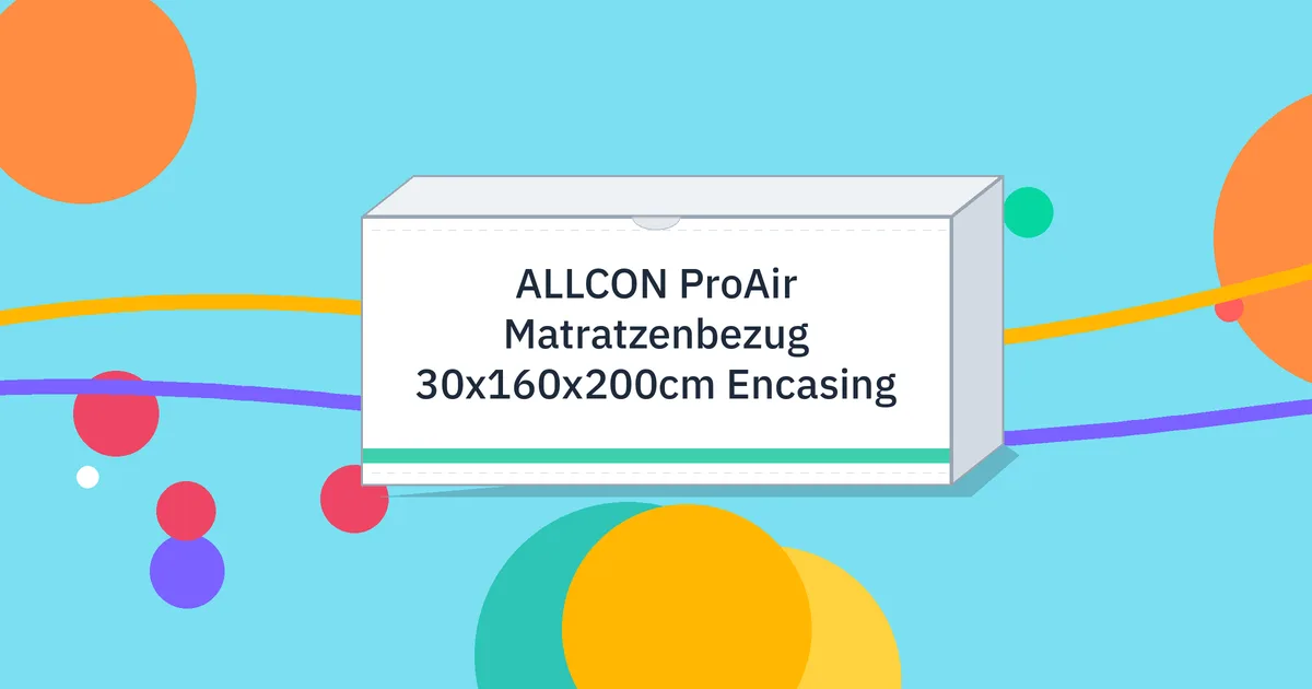 Symbolbild: Packung mit der Aufschrift ALLCON ProAir Matratzenbezug 30x160x200cm Encasing (PZN 20347929) – Verfügbarkeit und Bezug in Apotheken in Frankfurt am Main