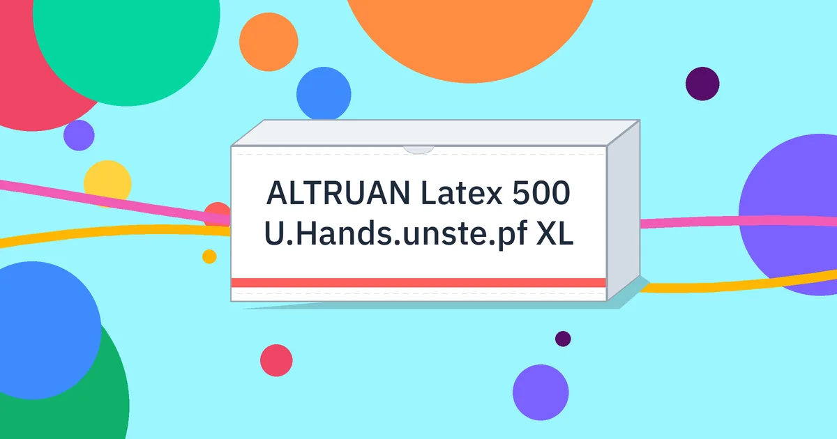Symbolbild: Packung mit der Aufschrift ALTRUAN Latex 500 U.Hands.unste.pf XL (PZN 20114585) – Verfügbarkeit und Bezug in Apotheken in Frankfurt am Main
