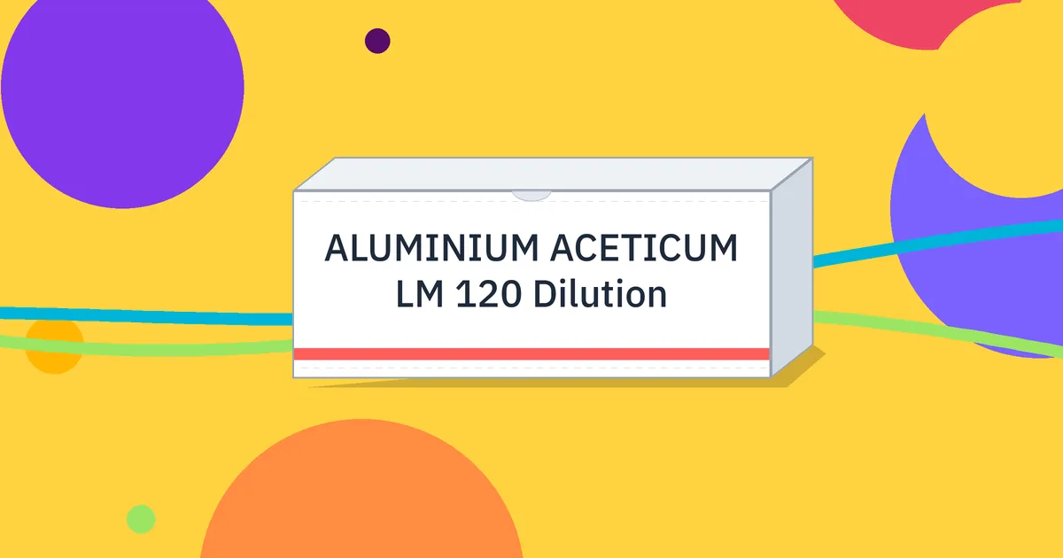 Symbolbild: Packung mit der Aufschrift ALUMINIUM ACETICUM LM 120 Dilution (PZN 13316561) – Verfügbarkeit und Bezug in Apotheken in Frankfurt am Main