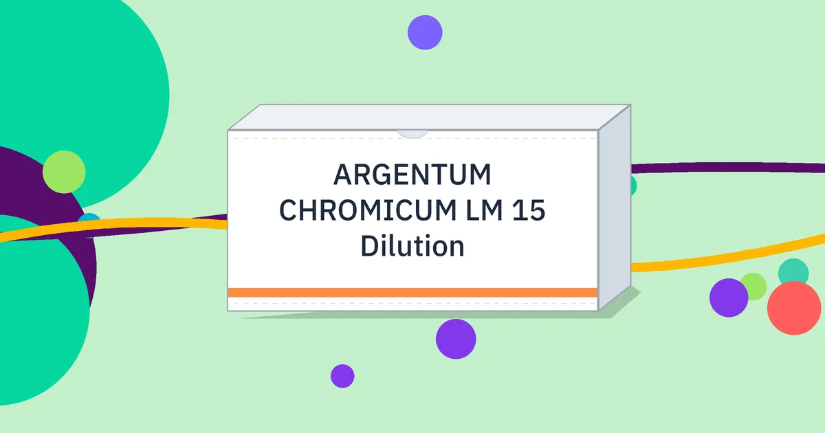 Symbolbild: Packung mit der Aufschrift ARGENTUM CHROMICUM LM 15 Dilution (PZN 13389554) – Verfügbarkeit und Bezug in Apotheken in Frankfurt am Main