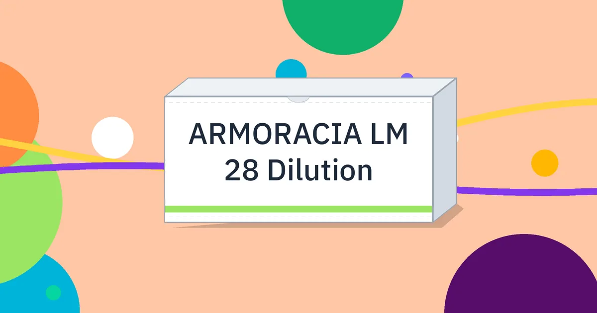 Symbolbild: Packung mit der Aufschrift ARMORACIA LM 28 Dilution (PZN 13393685) – Verfügbarkeit und Bezug in Apotheken in Frankfurt am Main