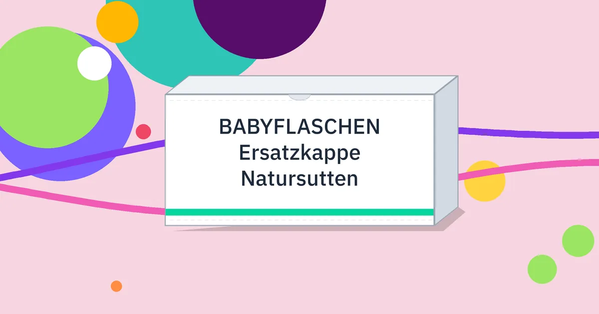 Symbolbild: Packung mit der Aufschrift BABYFLASCHEN Ersatzkappe Natursutten (PZN 17618833) – Verfügbarkeit und Bezug in Apotheken in Frankfurt am Main