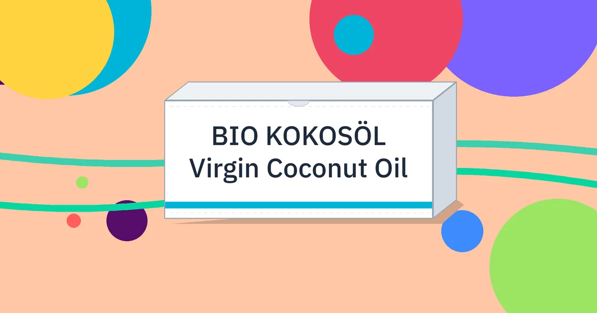 Symbolbild: Packung mit der Aufschrift BIO KOKOSÖL Virgin Coconut Oil (PZN 11878846) – Verfügbarkeit und Bezug in Apotheken in Frankfurt am Main