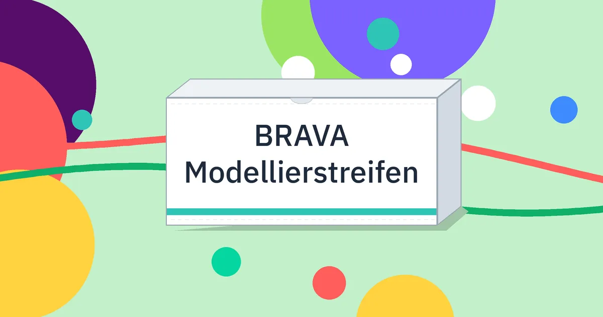 Symbolbild: Packung mit der Aufschrift BRAVA Modellierstreifen (PZN 09543788) – Verfügbarkeit und Bezug in Apotheken in Frankfurt am Main
