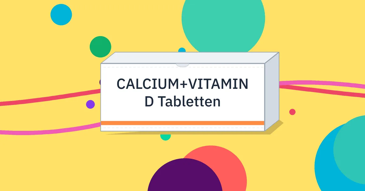 Symbolbild: Packung mit der Aufschrift CALCIUM+VITAMIN D Tabletten (PZN 19337446) – Verfügbarkeit und Bezug in Apotheken in Frankfurt am Main