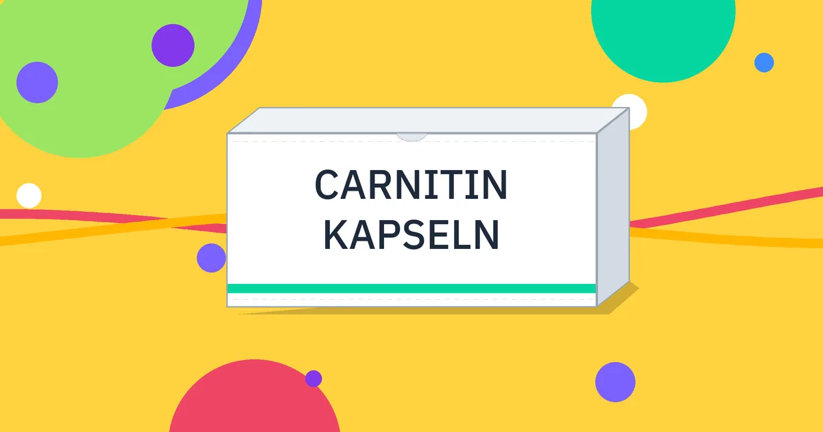 Symbolbild: Packung mit der Aufschrift CARNITIN KAPSELN (PZN 16044293) – Verfügbarkeit und Bezug in Apotheken in Frankfurt am Main